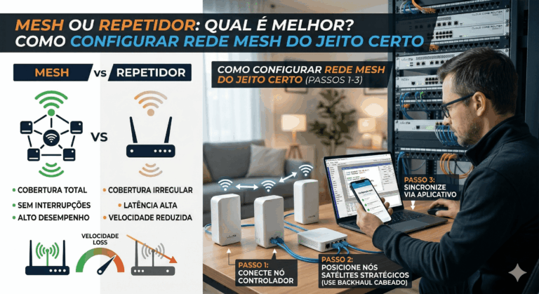Mesh ou Repetidor: Qual é Melhor? Como Configurar Rede Mesh do Jeito ...